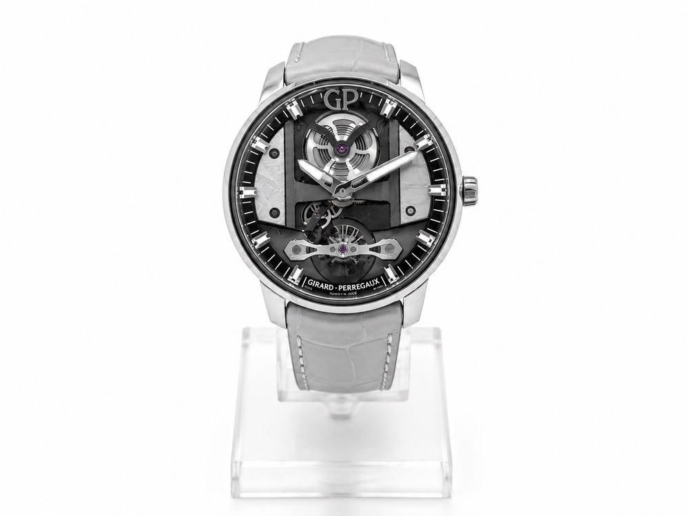 Girard-Perregaux Free Bridge Meteorite 44mm Box & 4 Bänder (Gebraucht ...