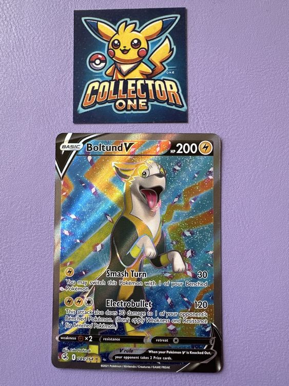 Pokemon Boltund V Fullart Rare (Neu (gemäss Beschreibung)) in Lommiswil für CHF 8 – mit ...