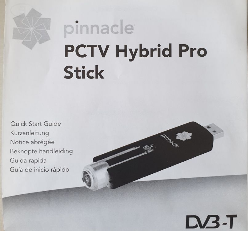 TV Tuner pour laptop, PINNACLE PCTV Hybrid Pro Stick USB (Gebraucht) in ...