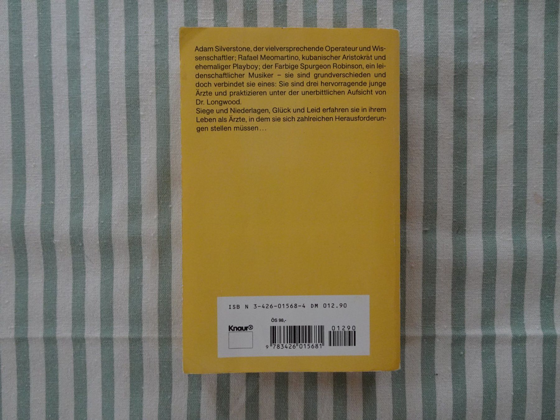 Noah Gordon - Die Klinik - Roman - B1127 (Gebraucht) in Küssnacht am ...