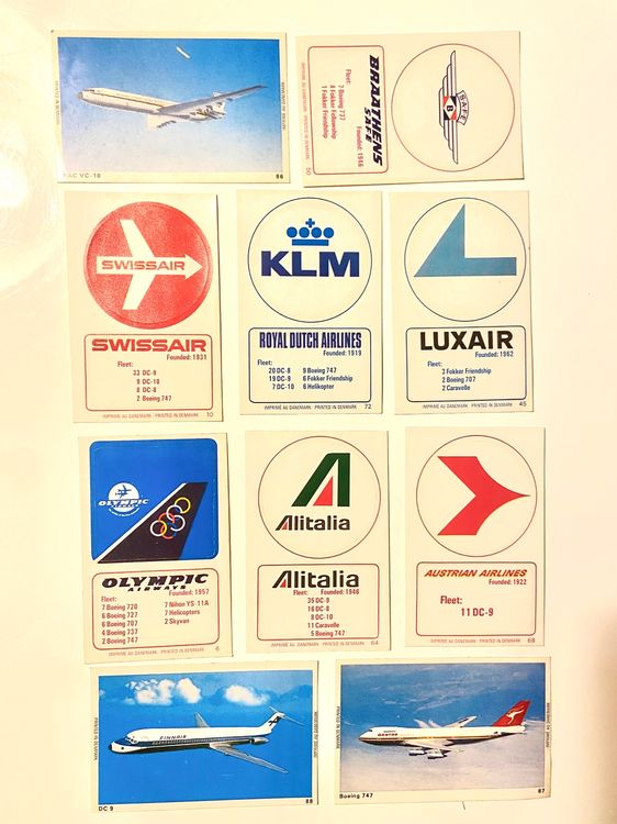 Swissair Airline Sticker Original Retro 70er (Gebraucht) in ...