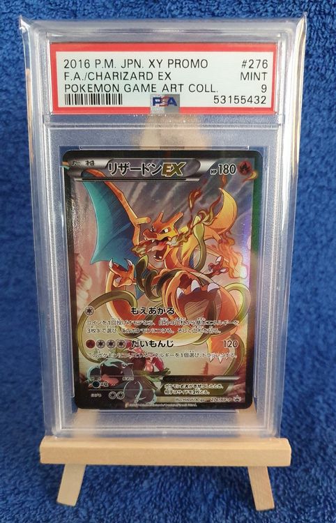 Pokemon Charizard EX Game Art Coll. XY Promo Japan PSA 9 (Neu (gemäss ...
