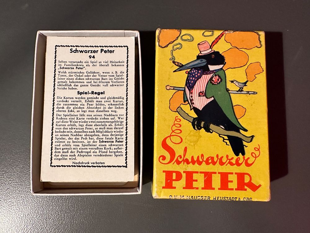 Schwarzer Peter 1940 Kartenspiel (Gebraucht) in Affoltern am Albis für ...