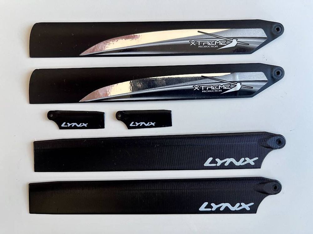 Rotorblätter Blade 130X LYNX und XTREME (Neu (gemäss Beschreibung)) in ...