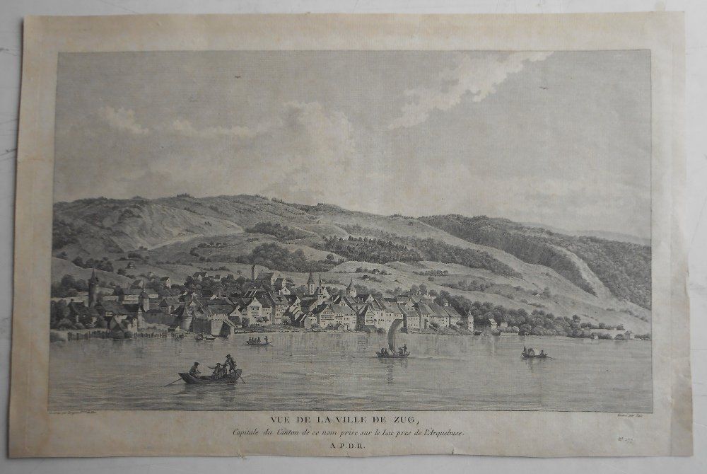 Zug. Kupferstich von ca 1780. (Gebraucht) in Basel für CHF 50 – mit Lieferung auf Ricardo kaufen
