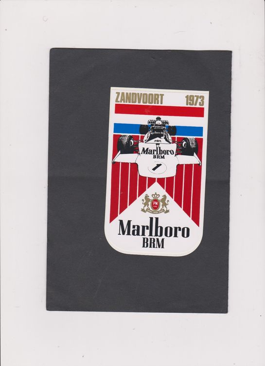 Sticker Marlboro formule 1 - Zandvoort 1973 (D'occasion) à Bex pour CHF ...
