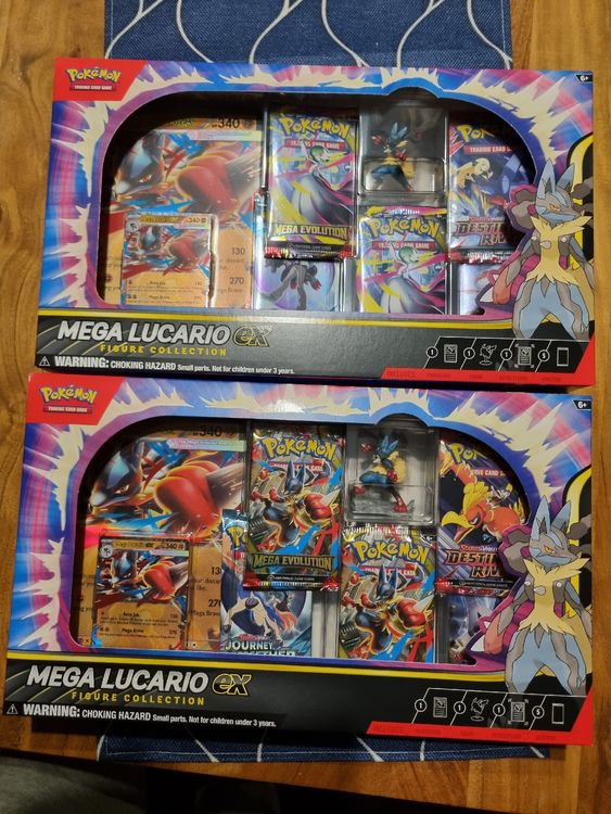 Mega Lucario ex Figure Collection 2 Box Englisch Pokemon (Neu und ...
