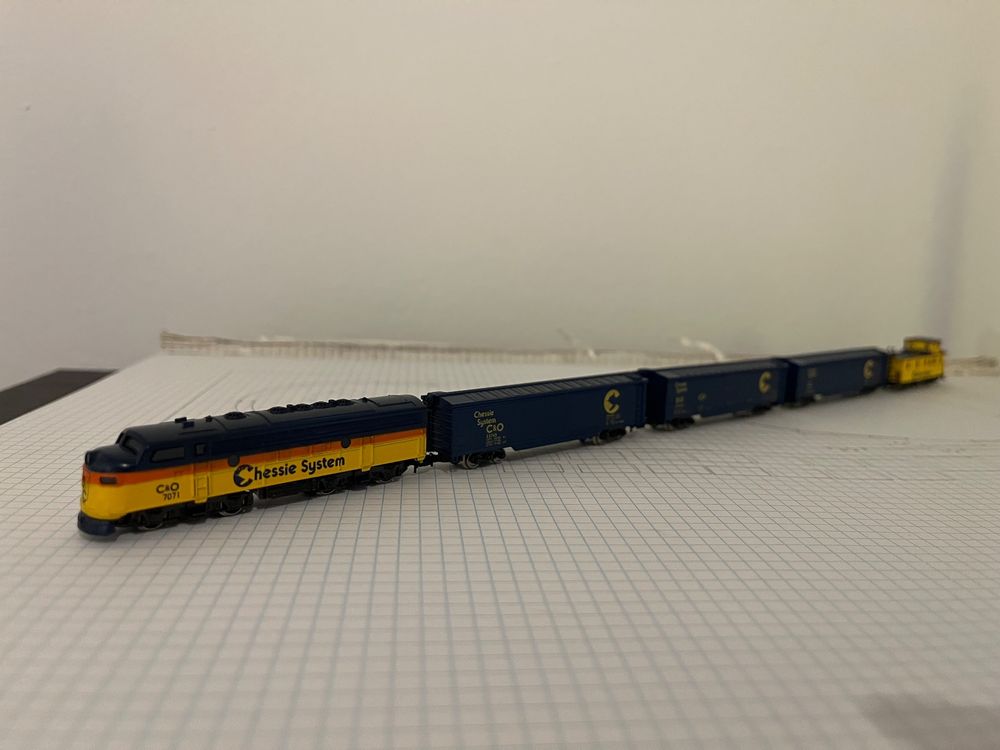 Märklin Mini-Club Z US Zug-Set 8106 Chessie System (Gebraucht) in ...
