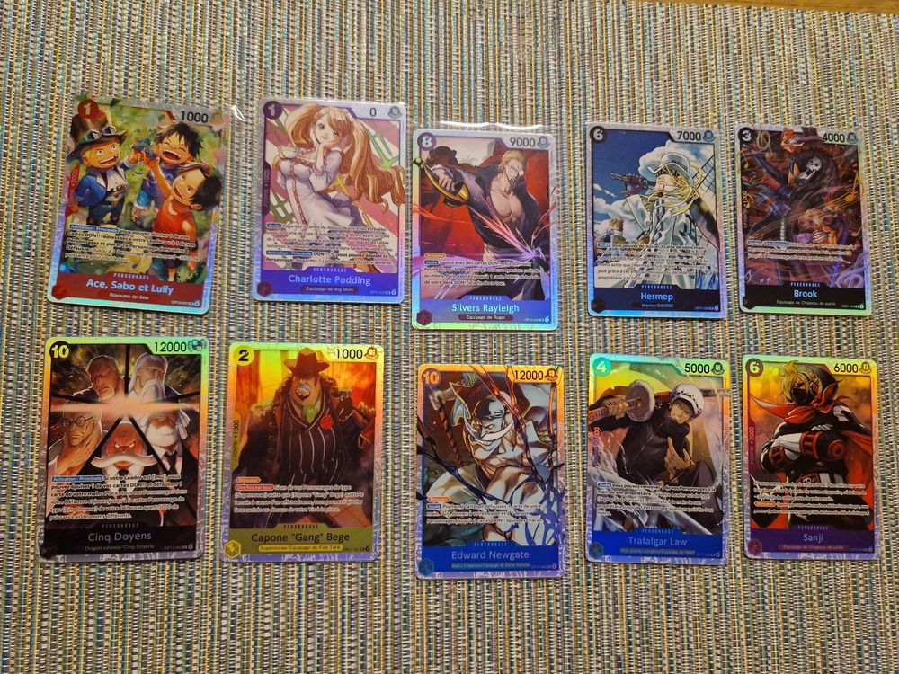 One Piece Card Game: SR Lot (10 Karten (FR)) – Top Zustand! (Gebraucht ...