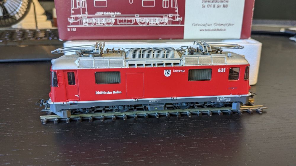 RhB Ge 4/4 II 631 "Untervaz" neurot digital - Bemo 1358 161 | Kaufen ...