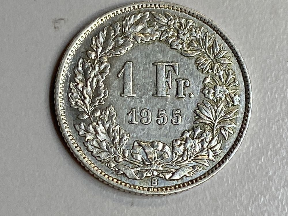 1 Fr.Silber Schweiz 1955 ss | Kaufen auf Ricardo