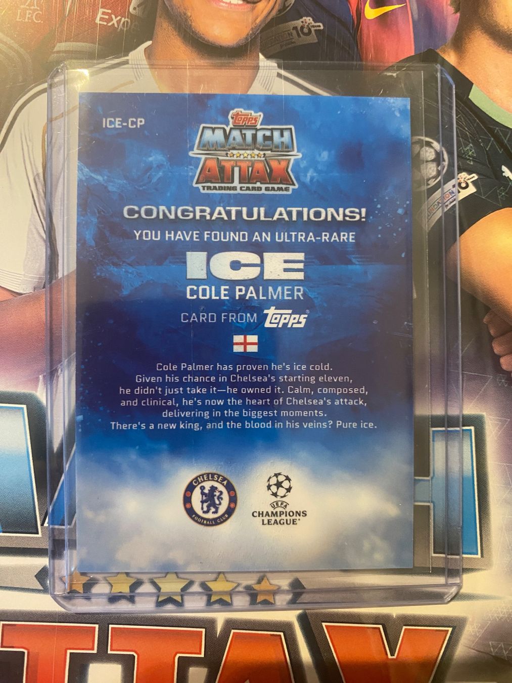 Topps Match Attax 25/26 ICE Cole Palmer ULTRA-RARE (Neu (gemäss ...