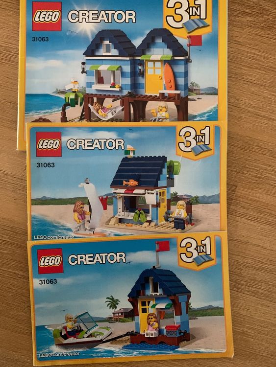 Lego Creator Anleitung 31063 (Gebraucht) in Walenstadt für CHF 1.75 ...