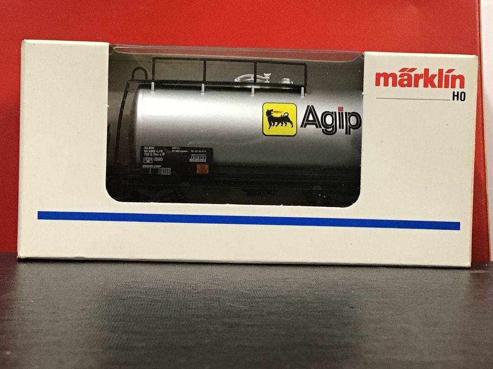 Märklin Kesselwagen Agip 4441,912 H0 neu (Neu und originalverpackt) in ...