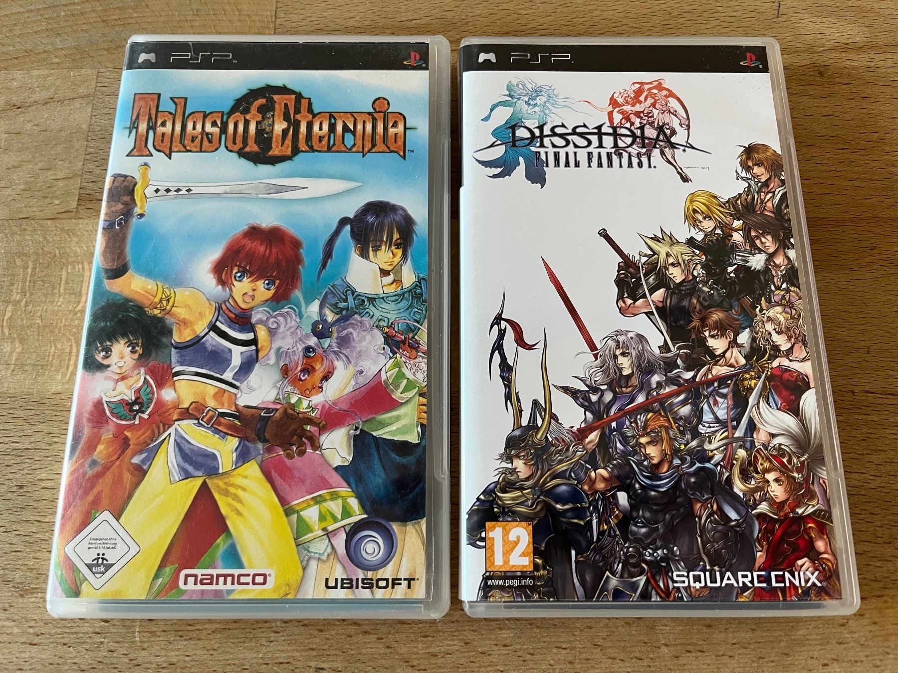 Tales of Eternia & Dissidia Final Fantasy, DE, Sony PSP, OVP (Neu ...