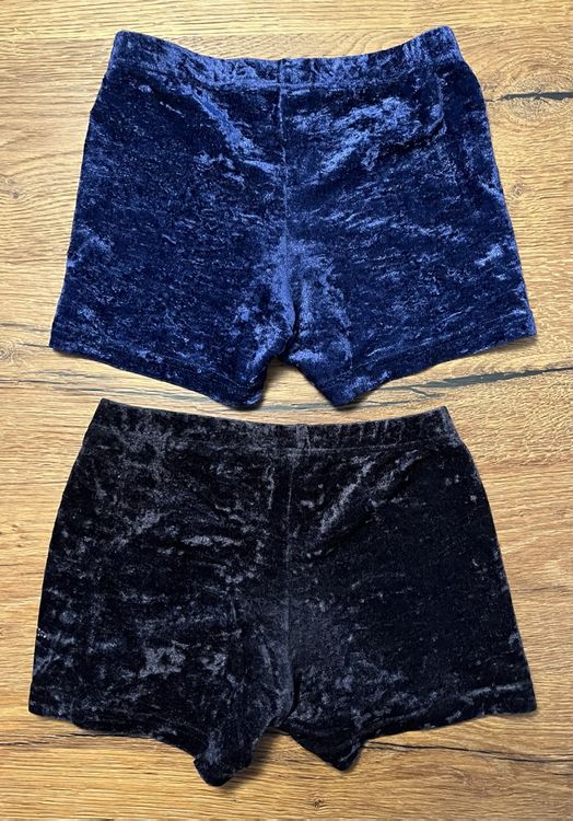 ff FISCHER Mädchen Gymnastik Turn Shorts aus Samt, Gr. 140 (Gebraucht ...