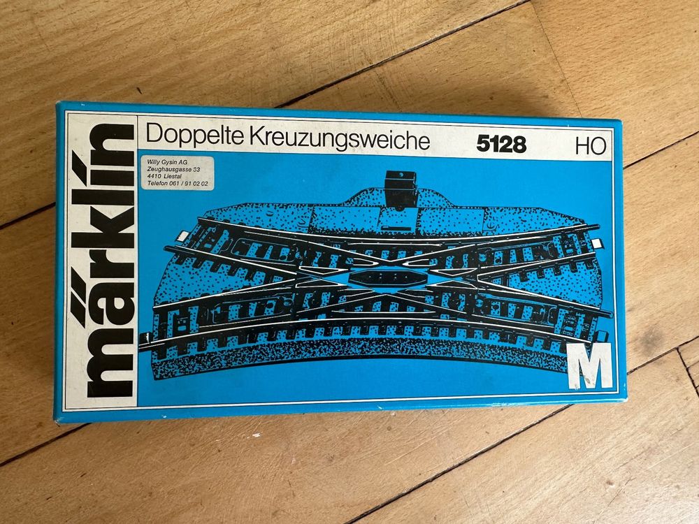 Märklin Doppelte Kreuzungsweiche 5128 H0 | Kaufen auf Ricardo