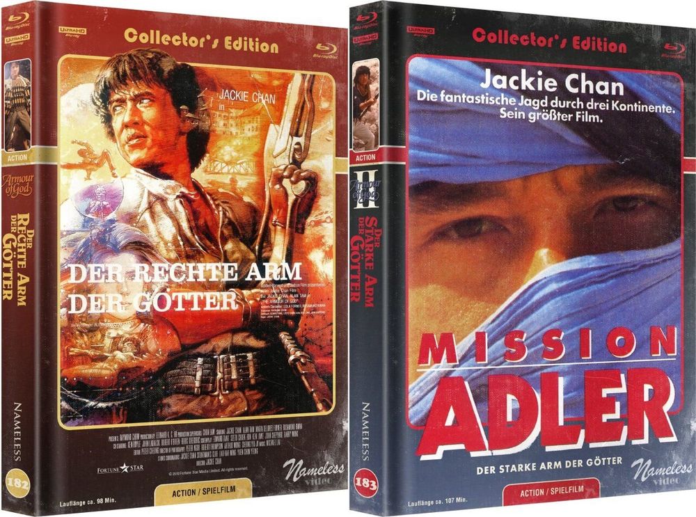 Jackie Chan's Arm der Götter/Armour Of God 1&2/4K-Mediabooks | Kaufen auf Ricardo