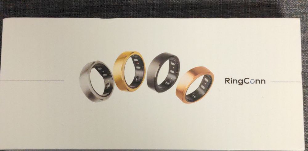 RingConn Gen 2 Smart Ring - Size 11 - Matte Black (Neu und ...