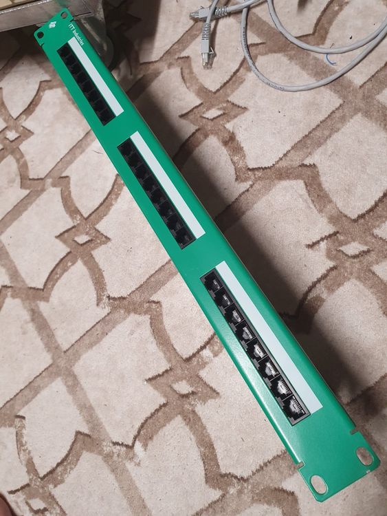 ITT Patchpanel Patch Panel 24Port 19 Zoll Rack 19'' RJ45 | Kaufen auf ...