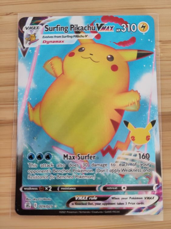 Surfing Pikachu VMAX 009/025 - EN | Kaufen auf Ricardo