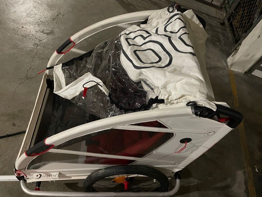 Remorque leggero vento V89 pour 2 enfants vélo | Kaufen auf Ricardo