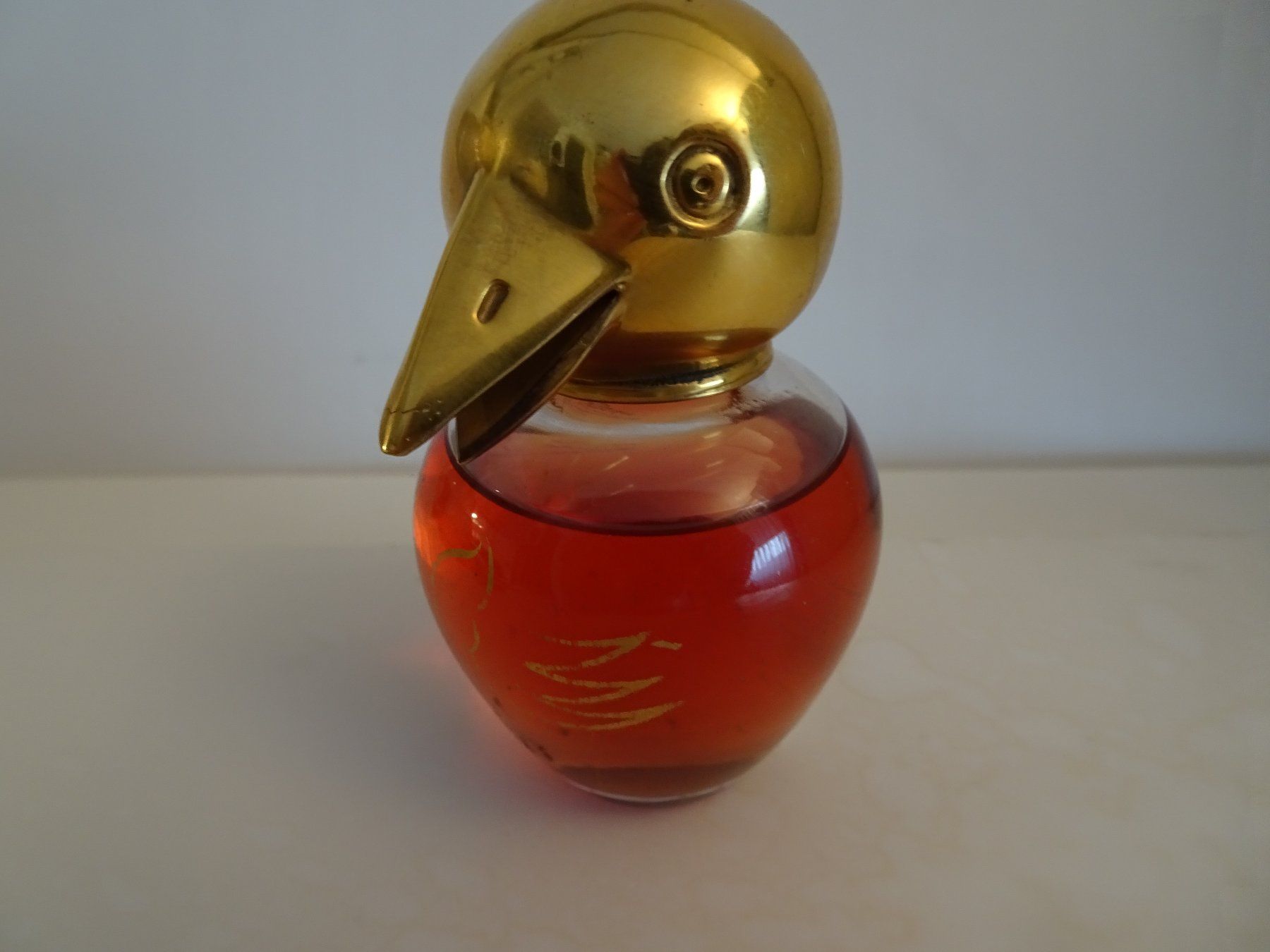 Vintage Parfum Flacon CHICK-CHICK (Vigny ca 1930) vergoldet (Gebraucht ...