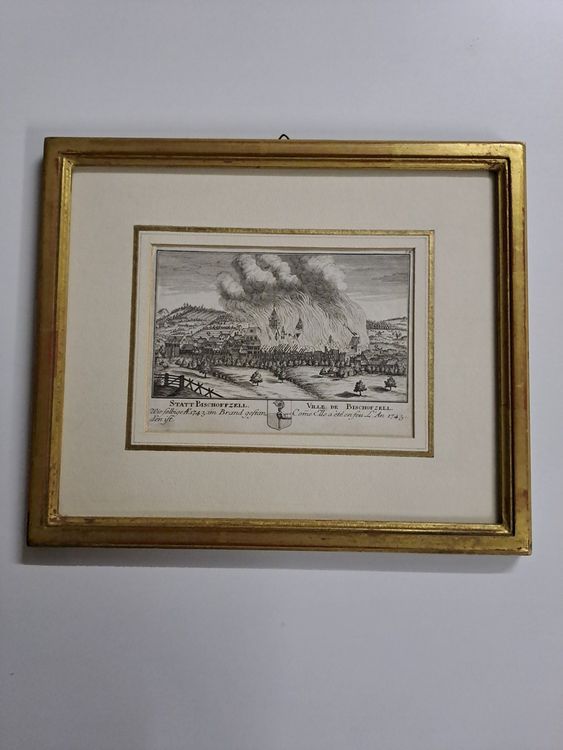 Kunstbild Original Kupferstich Bischofszell | Kaufen auf Ricardo