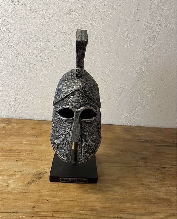 Spartaner Helm Figur Deko Griechenland Antik Look Statue Fig (Gebraucht ...