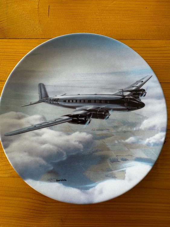 Flugzeug Flocke Wulf 200 in den Wolken Sammelteller aus 1994 | Kaufen ...