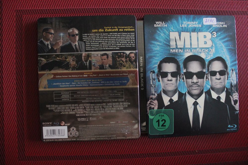 MIB3 - Men In Black 3 (Steelbook-Edition) [Blu-ray] | DVD | (Gebraucht) in Geroldswil für CHF 7. ...