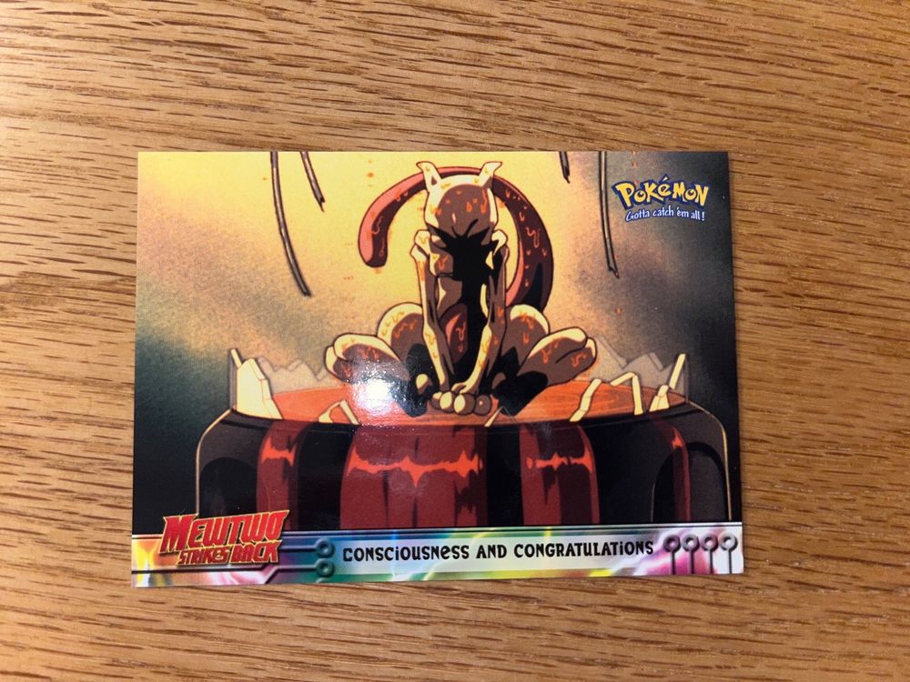 Pokemon Mewtwo aus dem Film Mewtwo strikes back Karte mint? | Kaufen ...