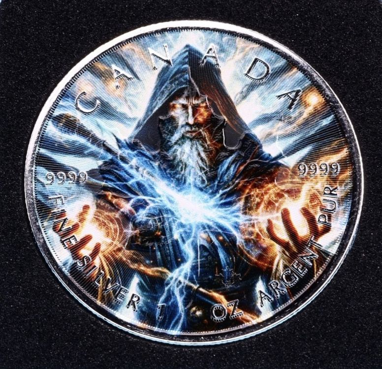 1 Oz Silber - The Wizard 2025 - Canada Maple (Neu (gemäss Beschreibung ...