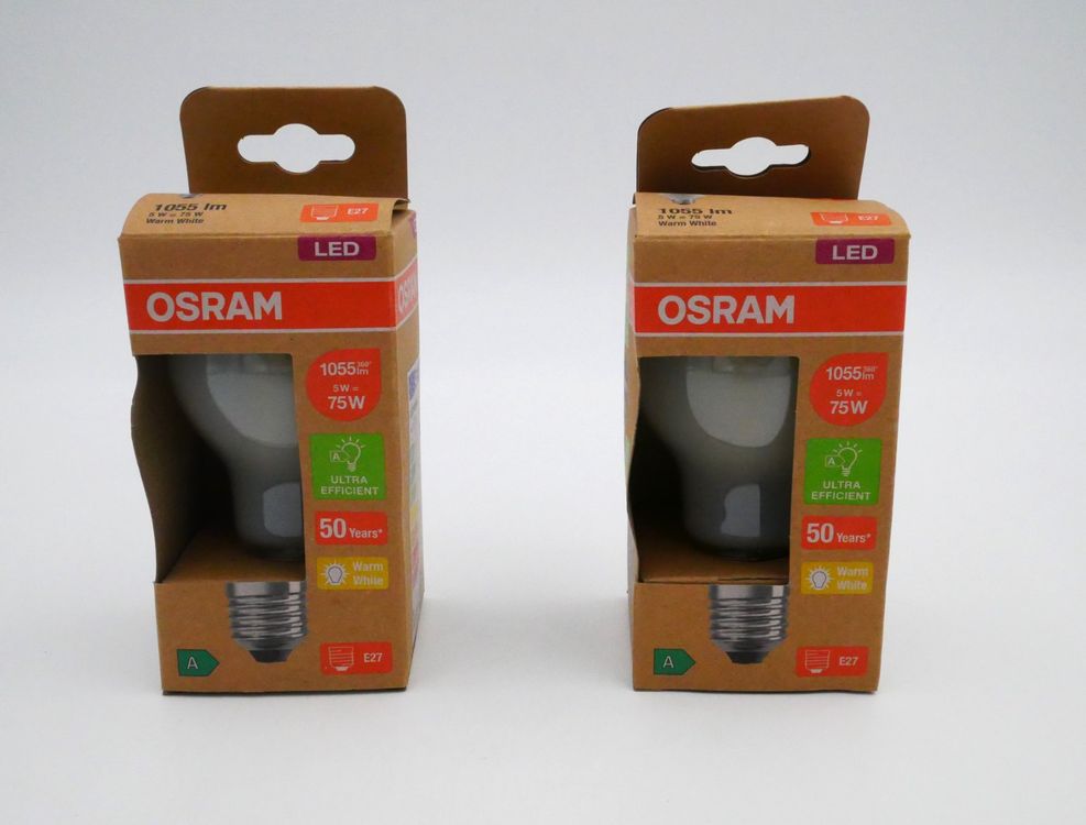 OSRAM LED E27 Ultra Efficient Glühbirnen 2 Stk. | Kaufen auf Ricardo