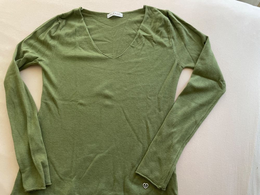 Please, hellgrüner Pullover M | Kaufen auf Ricardo