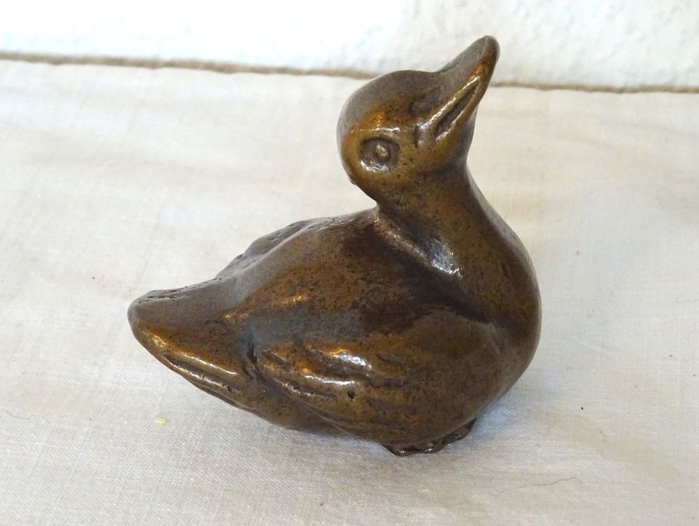 Bronzefigur Ente Vogel Skulptur Figur Tier Vintage 500 Gramm (Gebraucht) in Zürich für CHF 19 ...