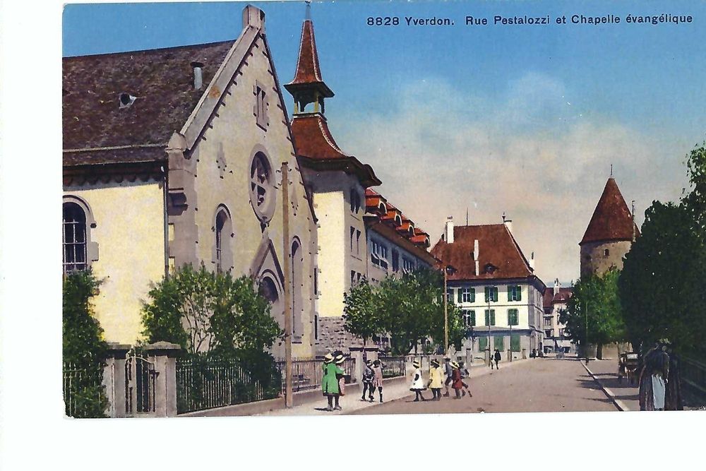 Yverdon, Rue Pestalozzi, Chapelle évangélique, enfants (Gebraucht) in ...