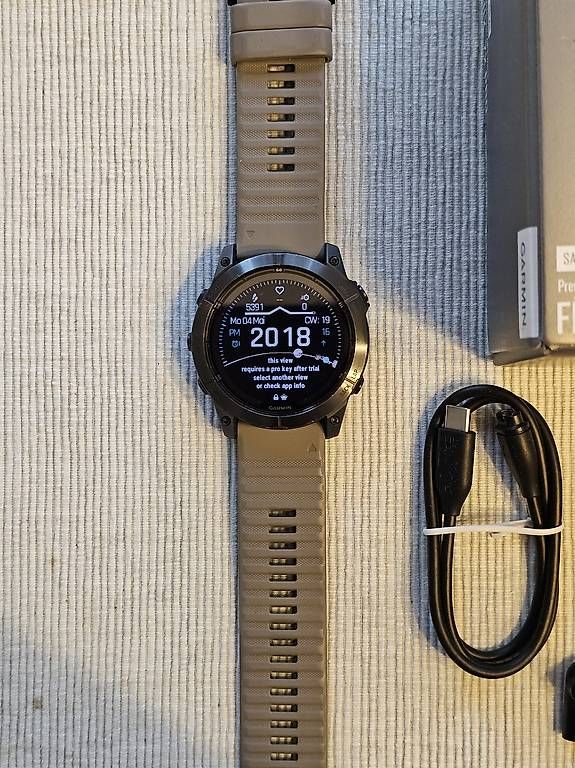 Garmin Fenix 7X Pro Sapphire Solar bewährte Abenteuer-Uhr (Gebraucht ...