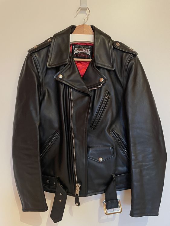 Schott NYC Perfecto Style Leather Jacket T36 / Small (Gebraucht) in Hedingen für CHF 350 – mit ...