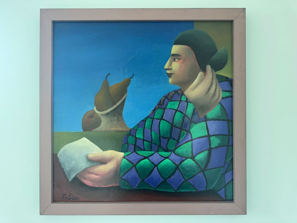 Fabien Gäng (1972) "Harlequin a lu Fenêtre" -Lausanne- (Gebraucht) in ...