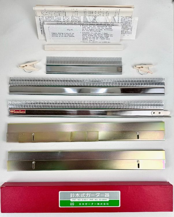 Garter Bar Suzuki Original4.5mm Wendekamm Set Strickmaschine | Kaufen ...