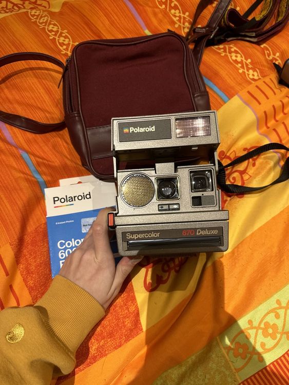 Polaroid 670 Deluxe Vintage, con custodia! + film | Kaufen auf Ricardo