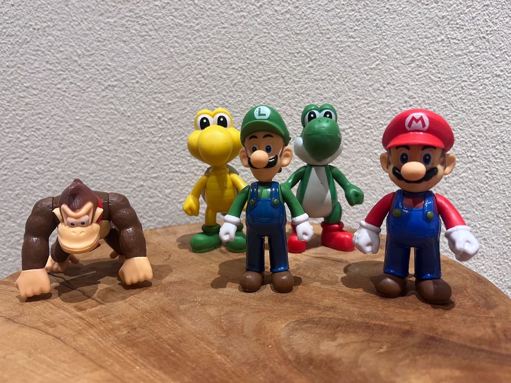 Nintendo super mario figuren vintage rare luigi yoshi (Gebraucht) in ...