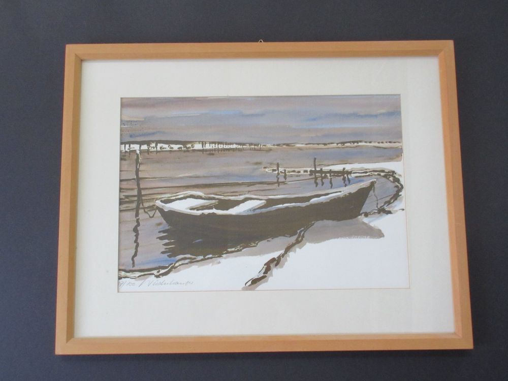Niederhauser colorierte Lithographie BODENSEE sig/num. ger. (Gebraucht ...