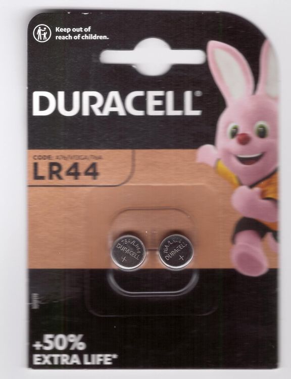 Duracell Alkaline LR44, 2 Stück (Neu und originalverpackt) in für CHF 2 – mit Lieferung auf ...