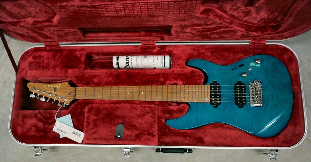 MONSTER Ibanez Martin Miller 7-String Electric Guitar | Kaufen auf Ricardo