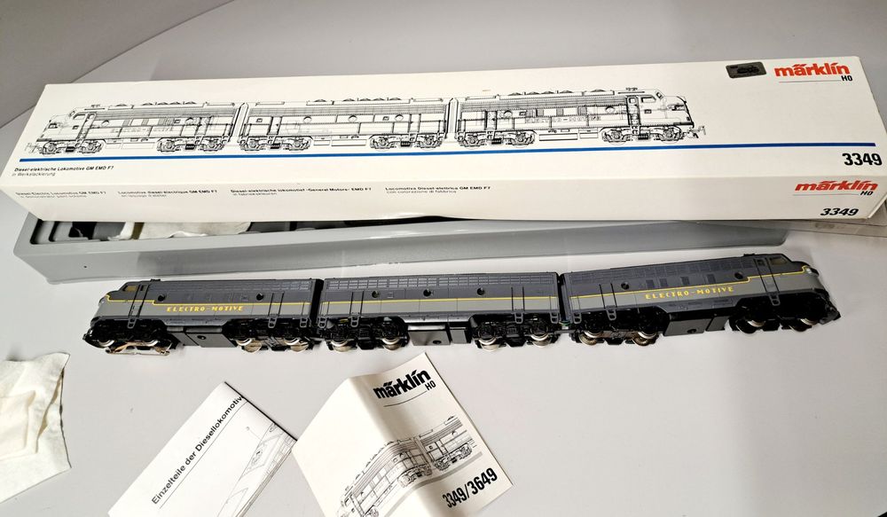 imposante Märklin 3349 3teilige Diesel-elektrische Lok HO | Kaufen auf ...