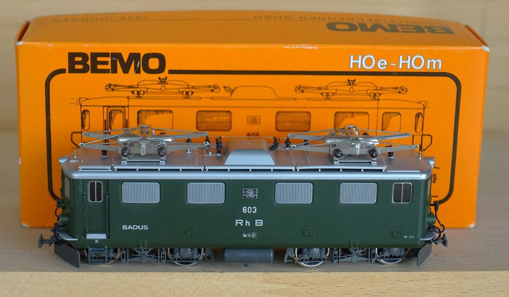 RhB Ge 4/4 I 603 'Badus', Bemo Art. 1250/3. DC. (Gebraucht) in Horw für CHF 90 – mit Lieferung ...