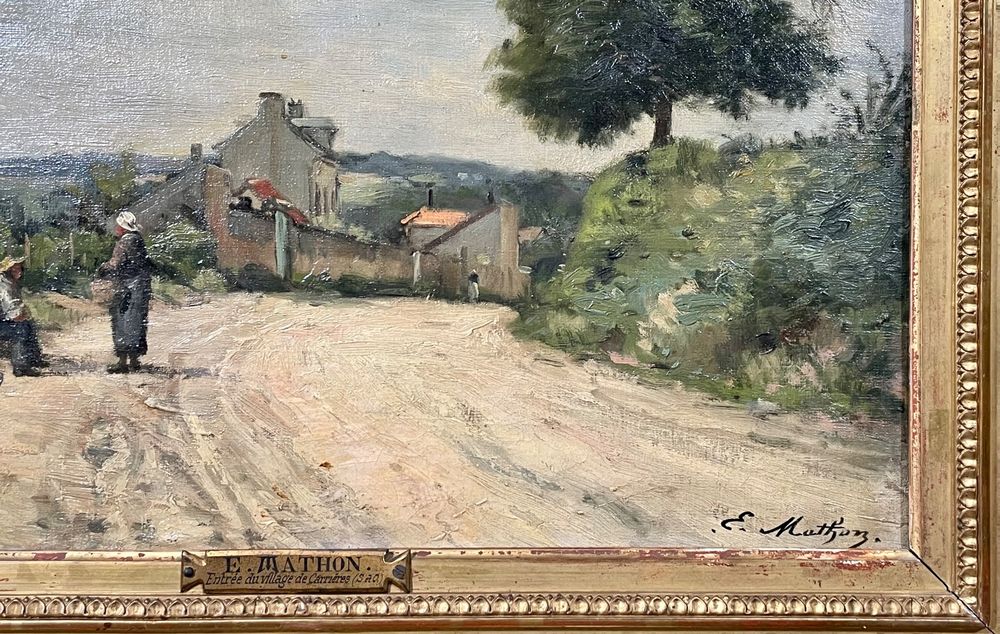 Emile Louis Mathon grosses Gemälde (Gebraucht) in Root für CHF 1025 ...