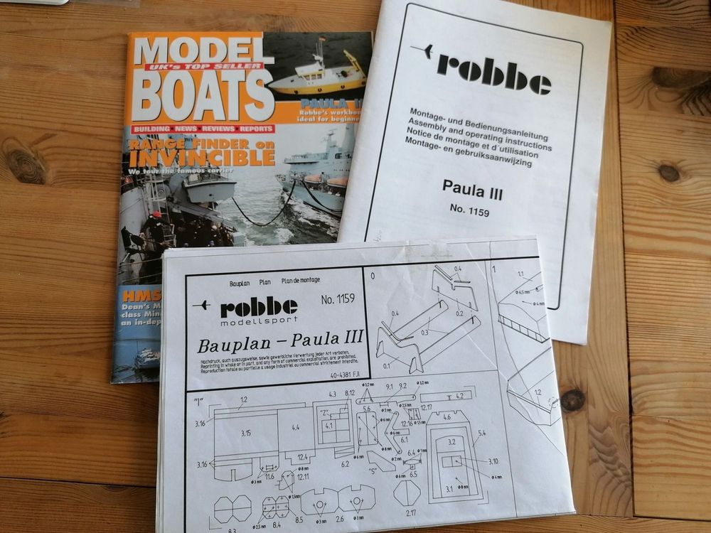 robbe Bauplan + Beschreibung Paula III (Gebraucht) in Chabrey für CHF ...